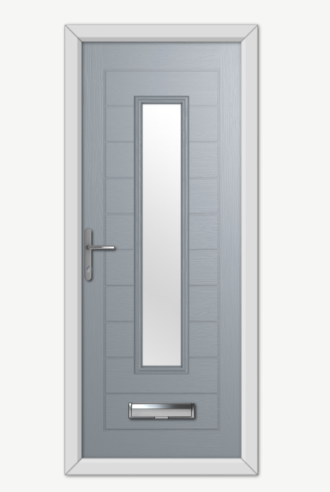 Bedford Silver Composite Door - Build Your Own Door