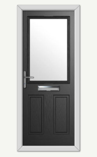 Buxton Black Composite Door - Build Your Door Online