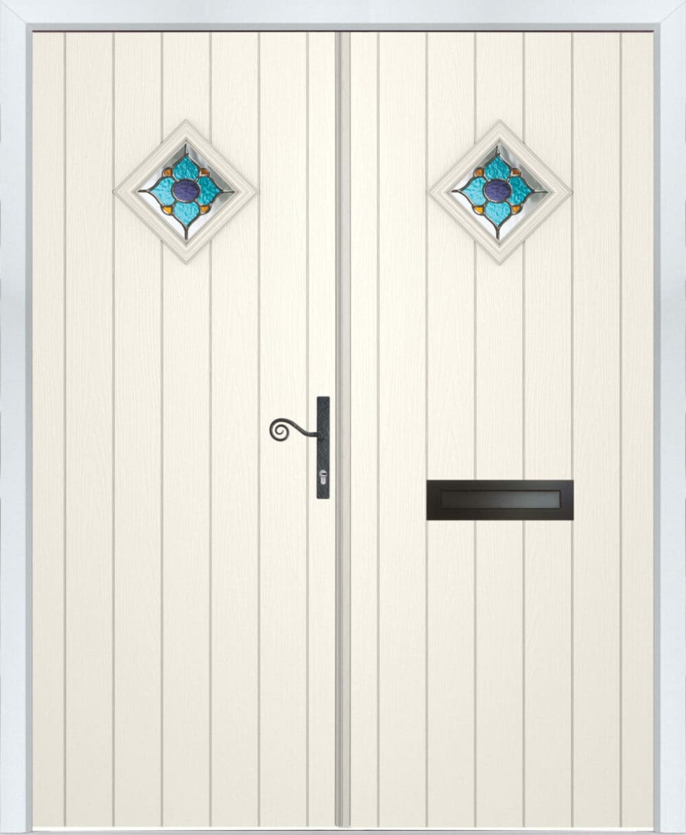 48mm Cornwall Composite French Door - UK Composite Doors