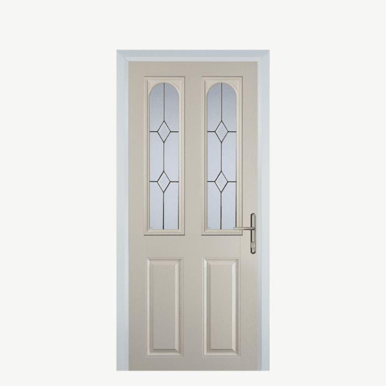 Door A 2 Panel 2 Arch Cream Classic