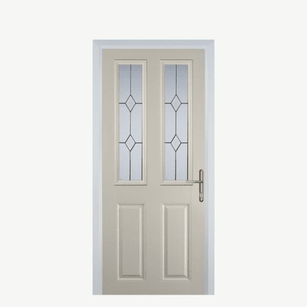 Door C 2 Panel 2 Square Cream Classic