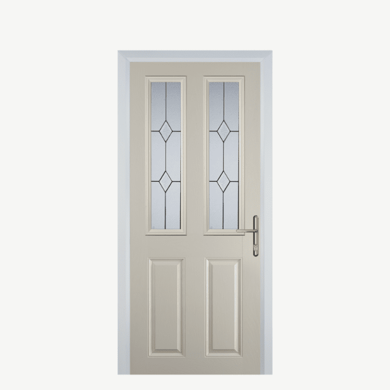 Door C 2 Panel 2 Square Cream Classic