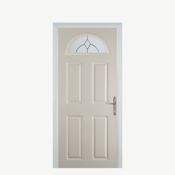 Door D 4 Panel 1 Arch Cream Classic