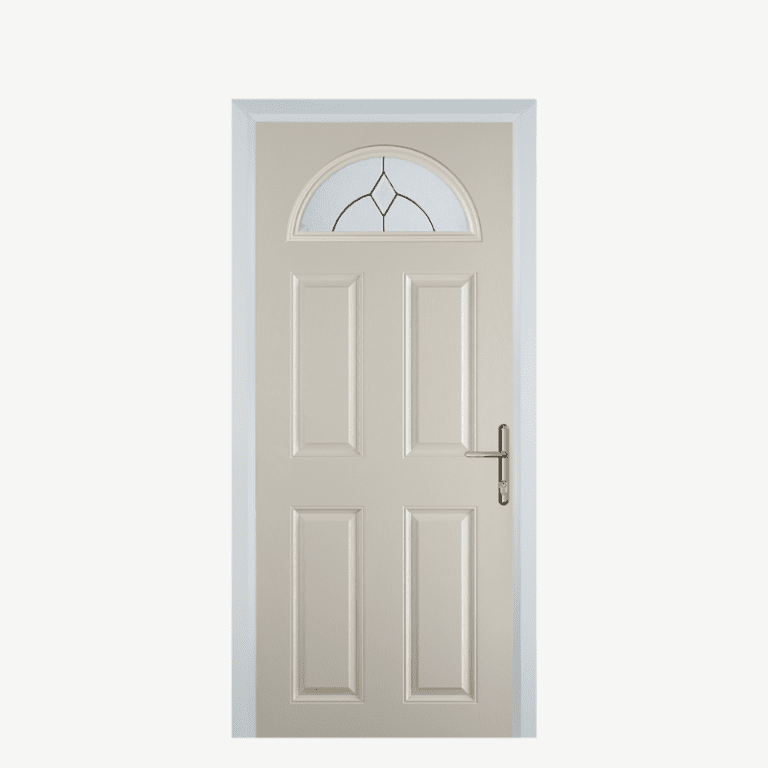 Door D 4 Panel 1 Arch Cream Classic