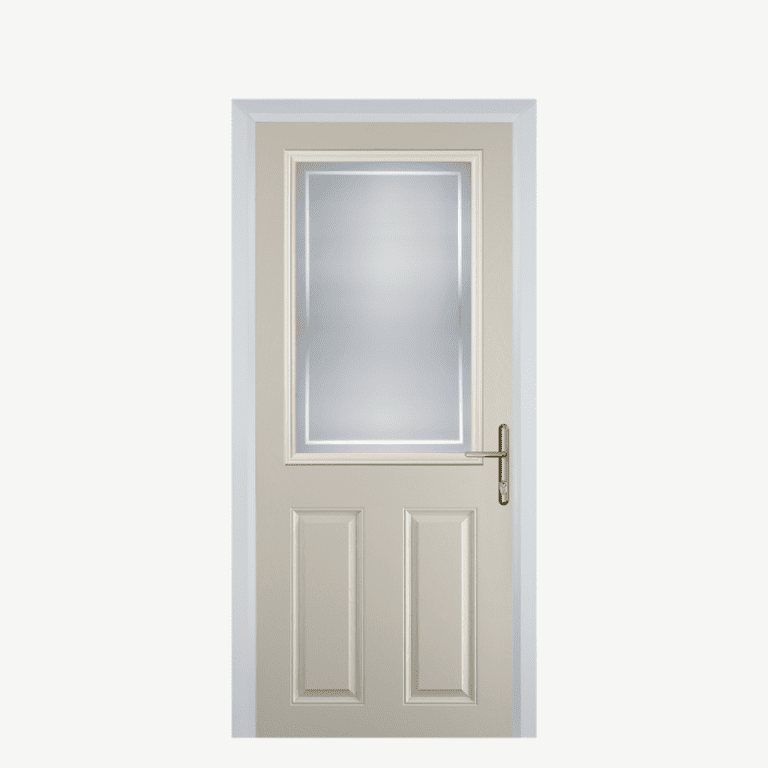 Door F 2 Panel 1 Square Cream Enfield