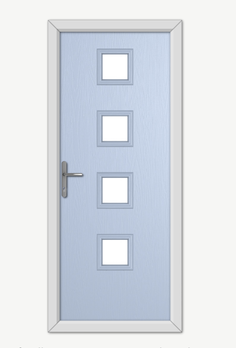 Hamilton Duck Egg Blue Composite Door - Build Your Own Door