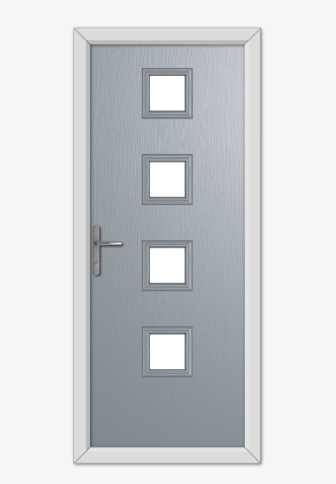 Hamilton Silver Composite Door - Build Your Own Door