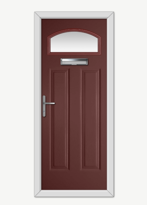 Harlington Red Composite Door - Build Your Own Door