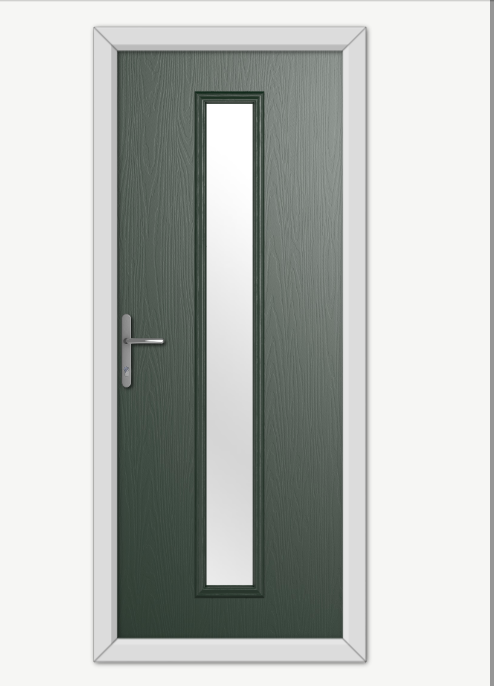 Rutland Green Composite Door - Build Your Own Door