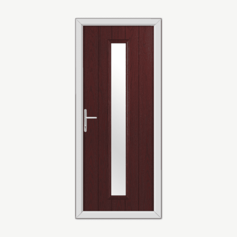 Rutland Burgundy Composite Door - Build Your Own Door