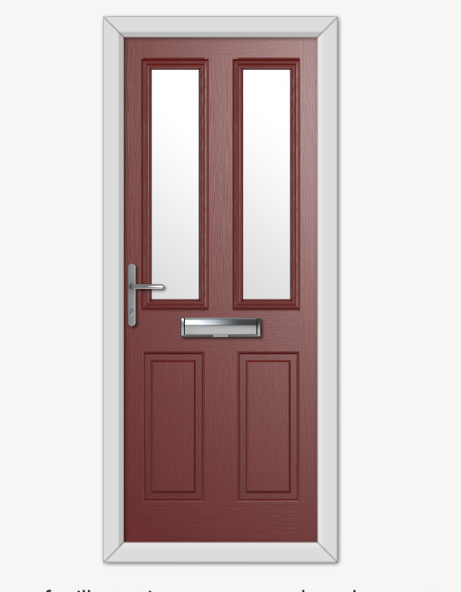 Whitmore Red Composite Door - Build Your Own Door