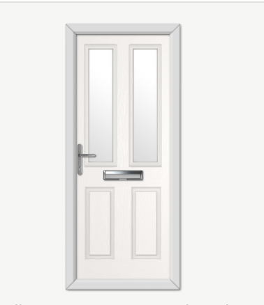 Whitmore White Composite Door- Build Your Own Door