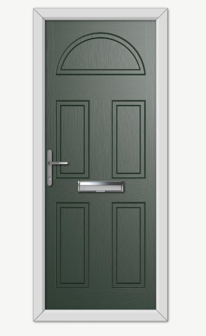 Winslow 1 Green Composite Door - Build Your Own Door