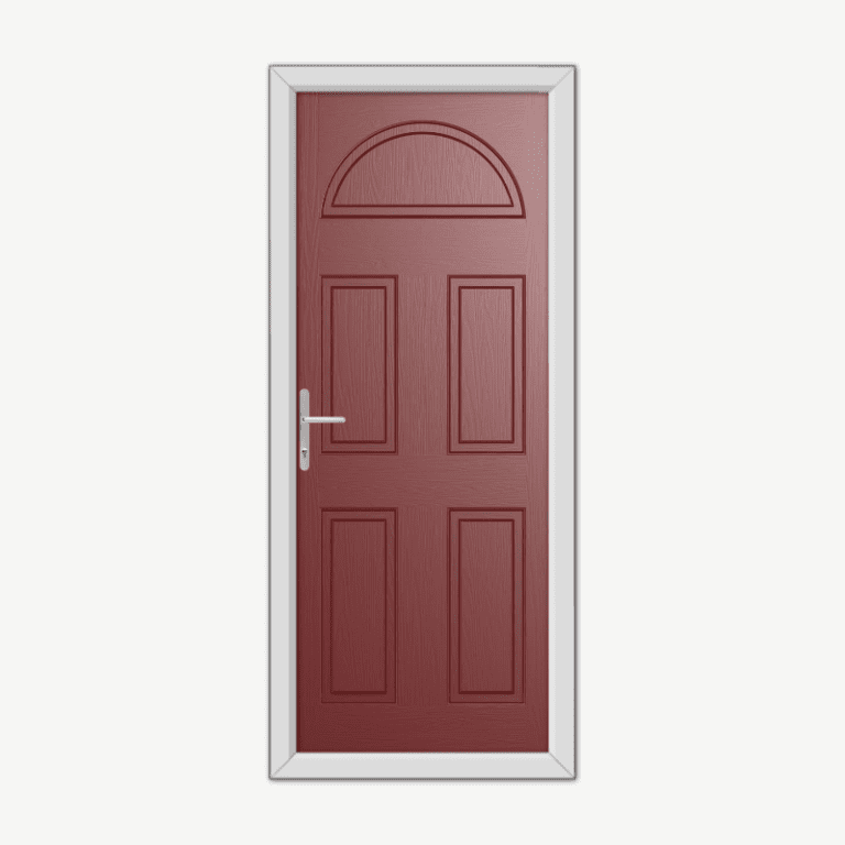 Winslow Solid Red Composite Door - Build Your Own Door